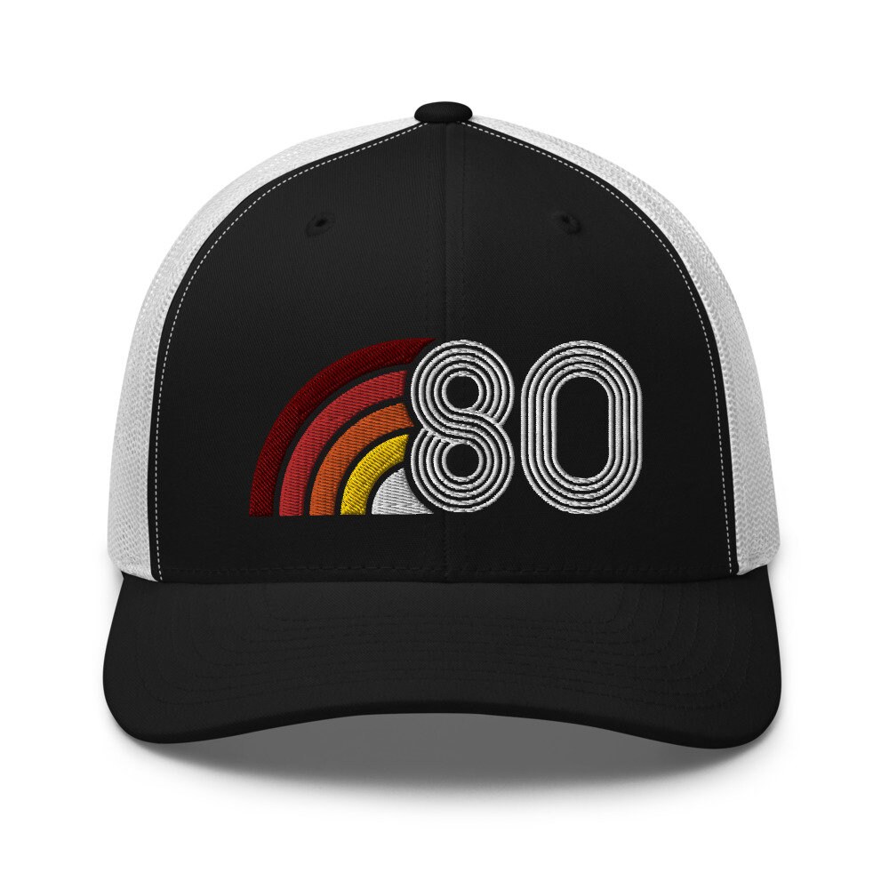 1980 Retro Aura Trucker Hat | Birthday Gift Idea or Men and Women | 80 ...