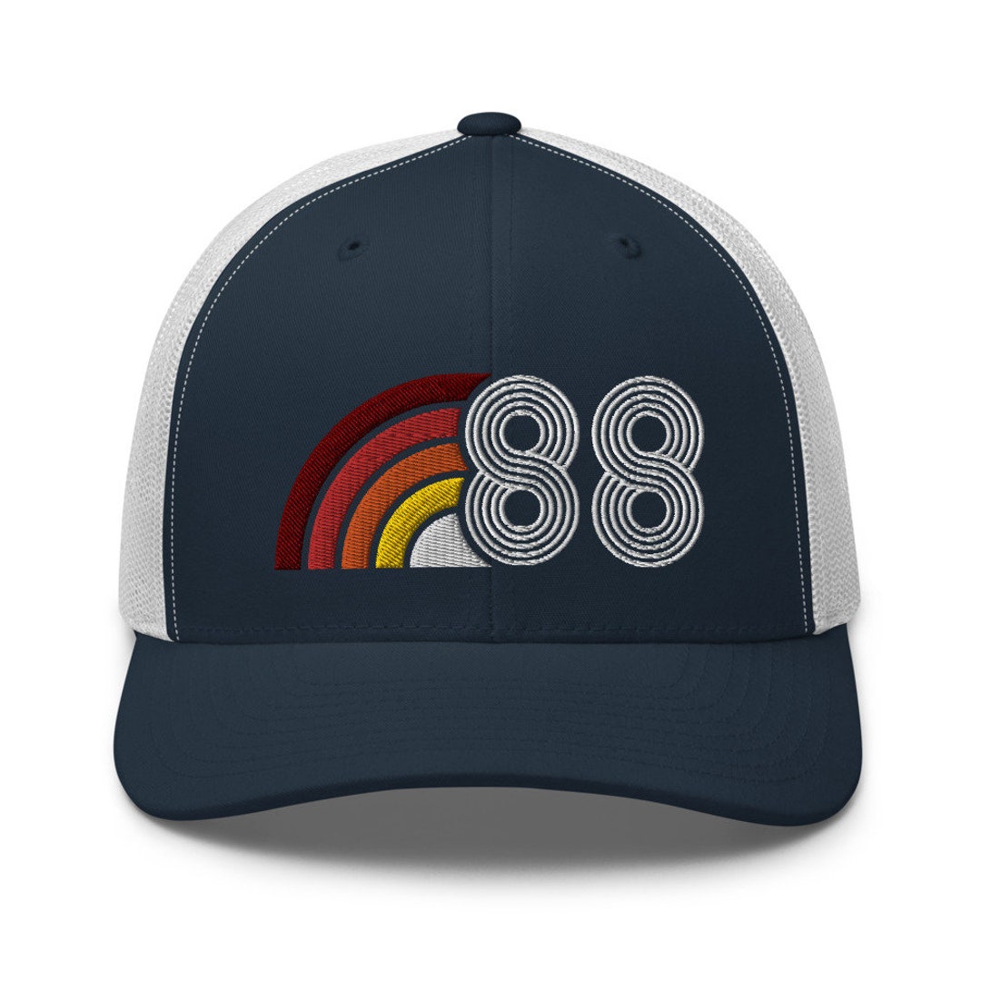 1988 Retro Aura Trucker Hat | Birthday Gift Idea or Men and Women | 88 ...