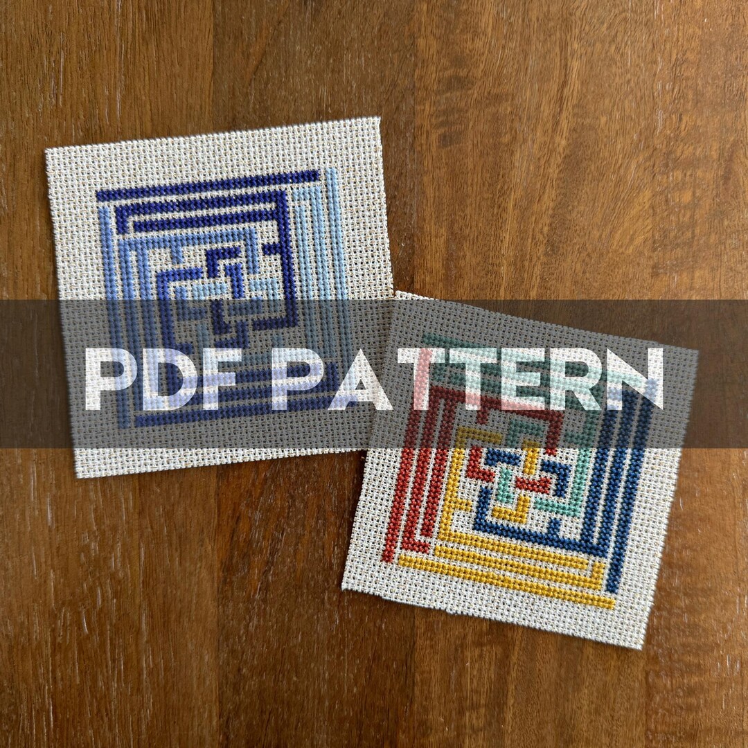 Allah Design Kufic Calligraphy Cross Stitch Pattern *PDF File Only* - Etsy