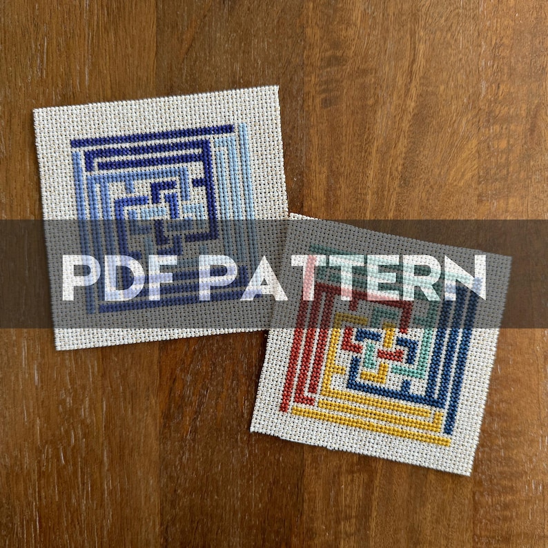 Allah Design Kufic Calligraphy Cross Stitch Pattern *PDF File Only* - Etsy