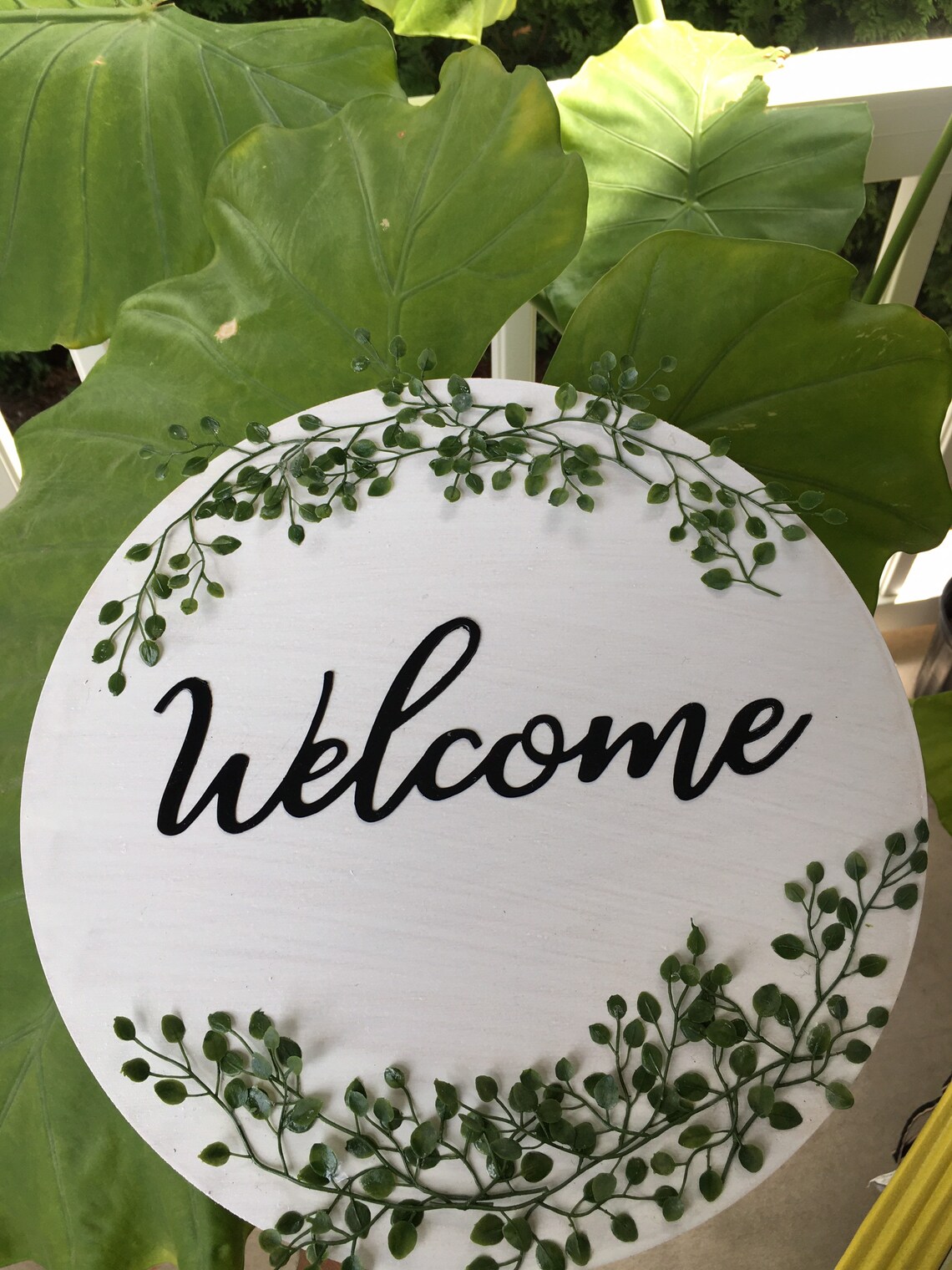 Welcome Door Hanging Sign | Outdoor Decor | Home Decor - Etsy