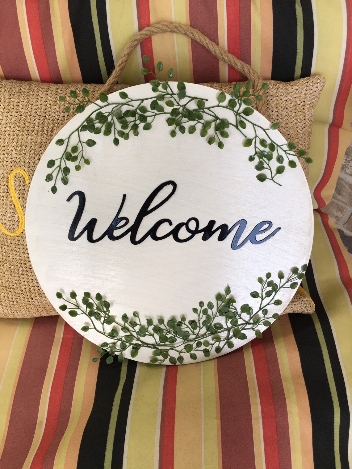 Welcome Door Hanging Sign | Outdoor Decor | Home Decor - Etsy