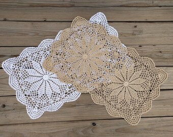 Crochet Doilies Rectangular - Etsy