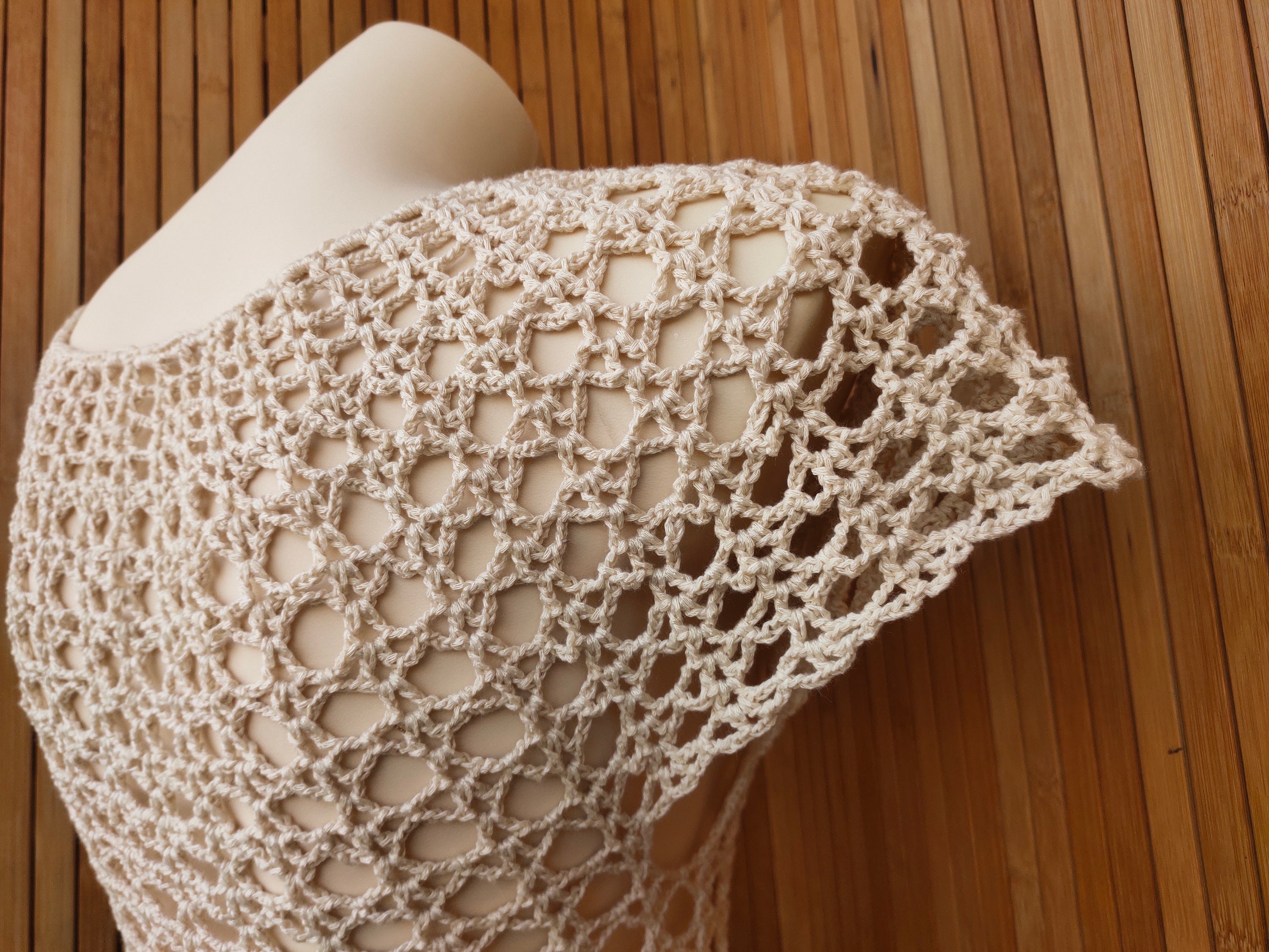 Hand Crochet Top Sexy Boho Women Top summer | Etsy