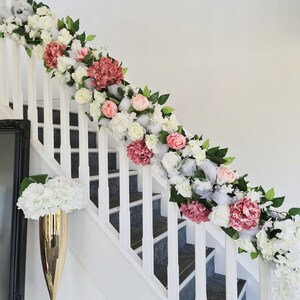 Blush Vintage Pink Garland 6ft Flower Garland Wedding | Etsy