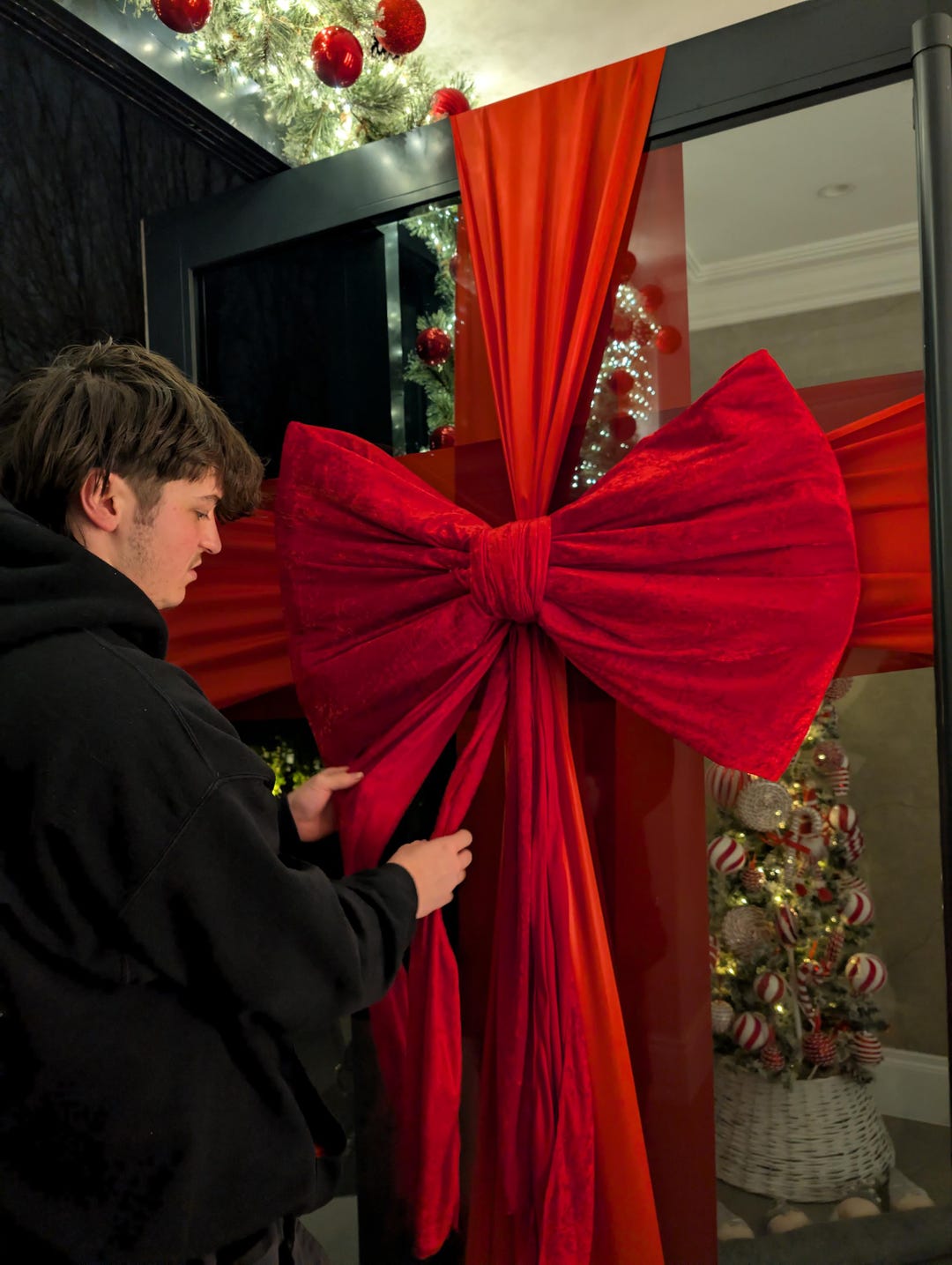 Large Velvet Bow , for Door , Wall Hanging , Nursery - Etsy