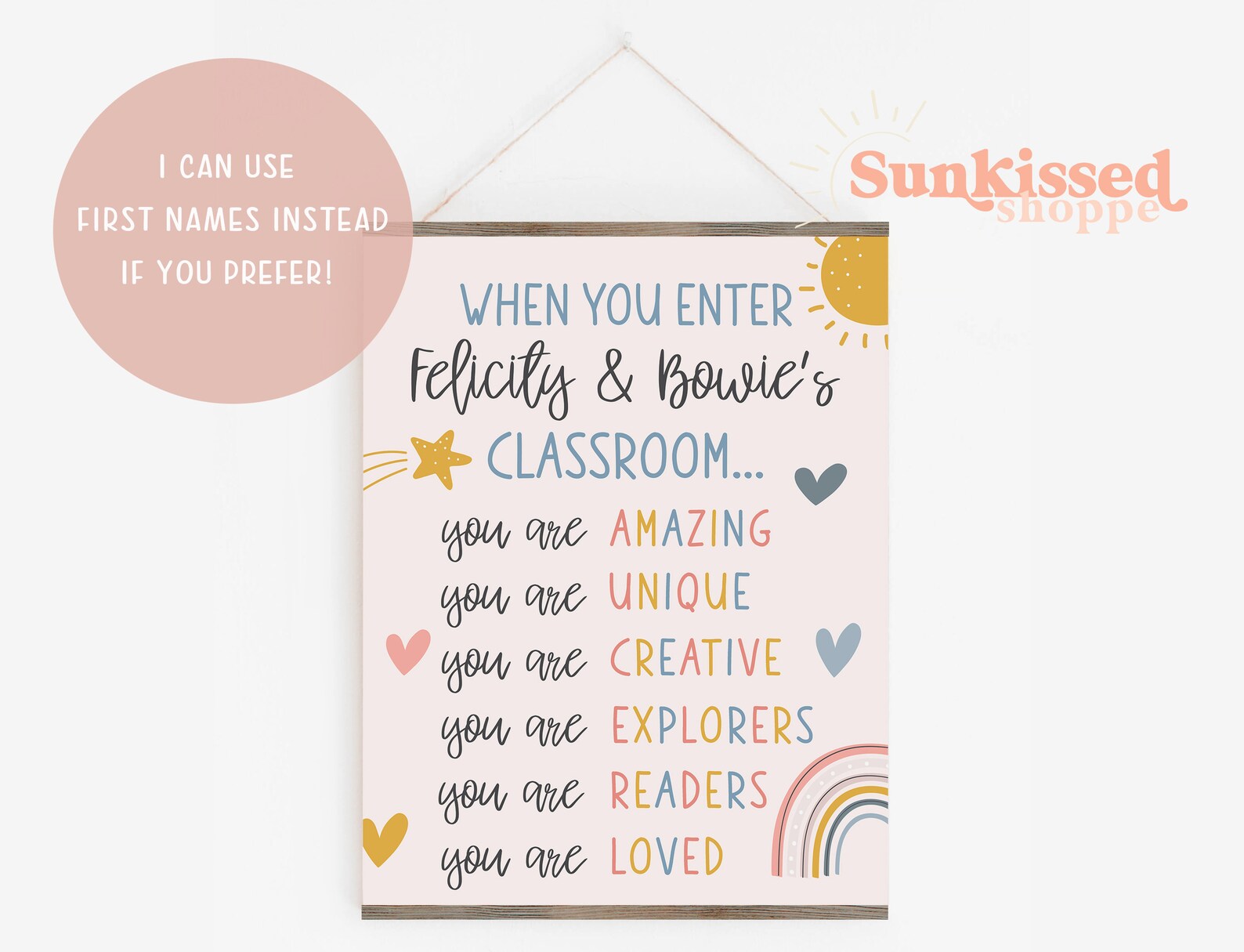 Classroom Decor Printable Customized Homeschool Classroom - Etsy