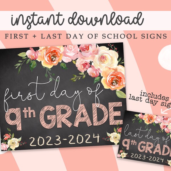 Ninth Grade Sign - Etsy