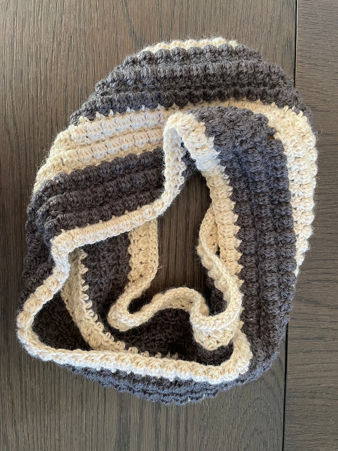 Nautical Navy and White Bauble Crochet Cowl - Etsy