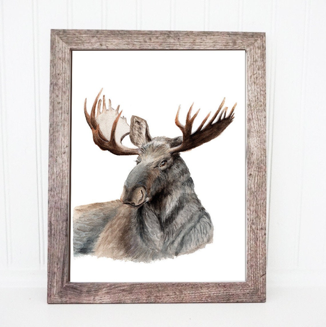 Watercolor Woodland Animal Art Prints Set of 4 Nursery Wall - Etsy