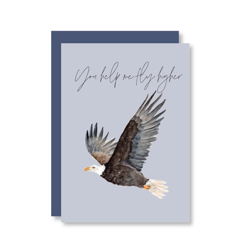 You Help Me Fly Higher Greeting Card | Father's Day Card | Mother's Day ...
