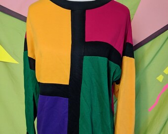 80s color block | Etsy