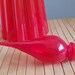 Ruby Red Large Genie Bottle / Art Glass Decanter - Etsy