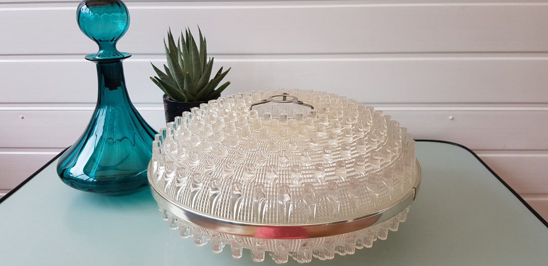60s Plastic Spaceship Design Light Shade - Etsy