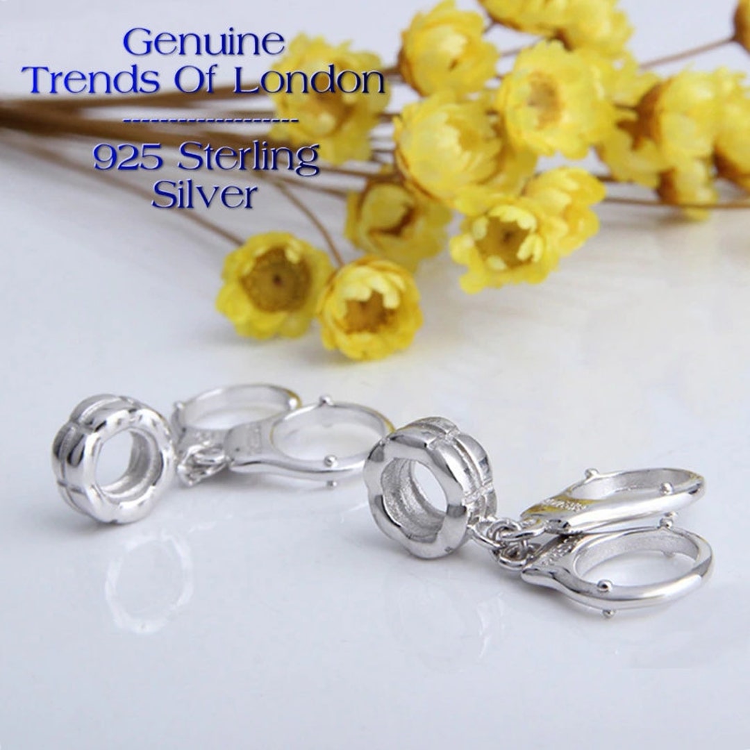 Freedom Handcuffs Charm Trends of London™ 925 Solid Sterling - Etsy