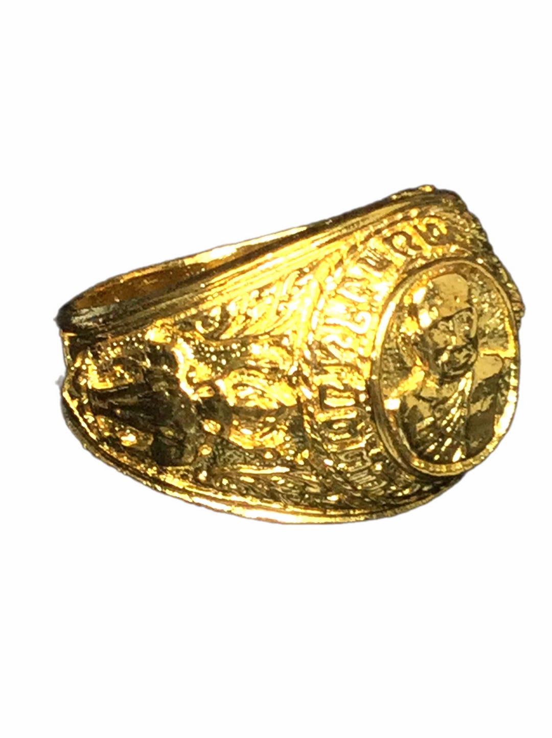 Rare Gold LP Tuad Magic Ring From Jang-hai Temple / Powerful Protective ...