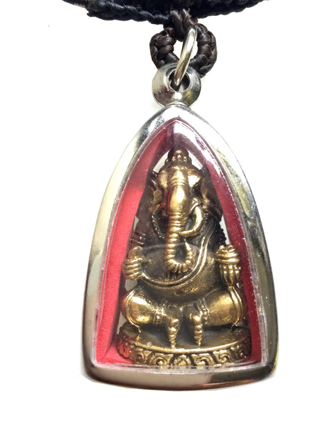 Rare Hindu God Ganesha Powerful Pendant / Good Luck and Protective ...
