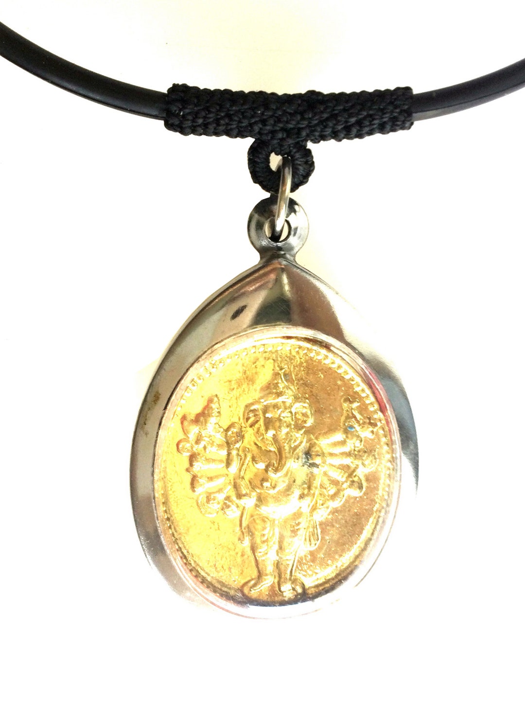 Rare Hindu God Ganesha Powerful Pendant / Good Luck and Protective ...