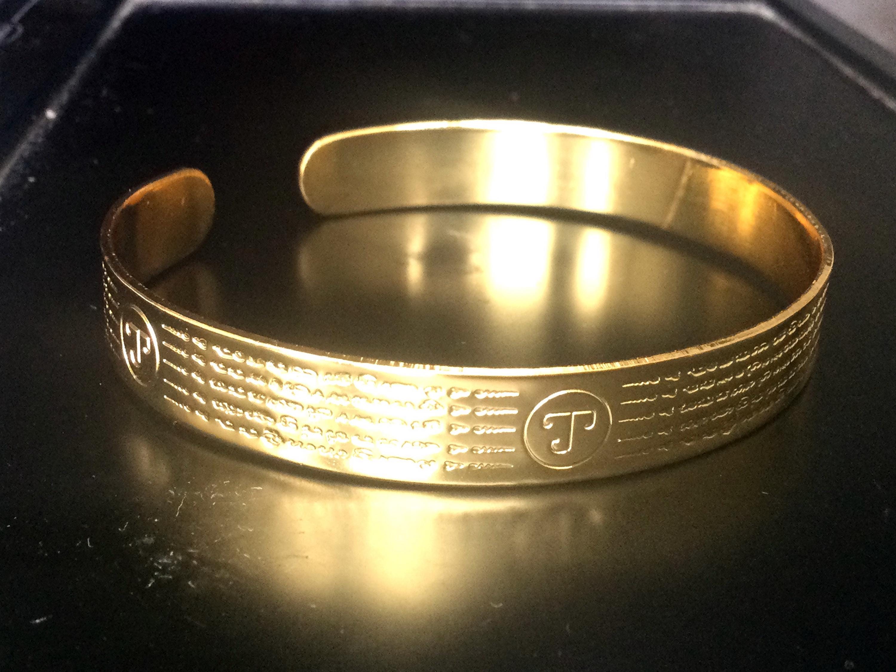 Rare 5 Row Yantra Talisman Mantra Gold Bracelet / Holy Real Powerful ...
