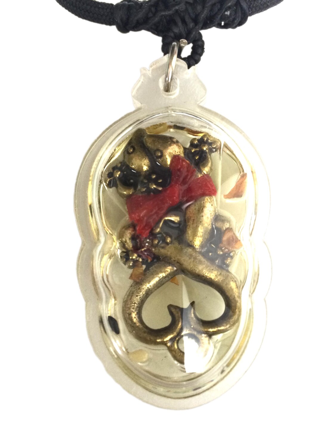 Rare Twin Lizard Magic Pendant for Gambler / Blessed Sacred Good Luck ...