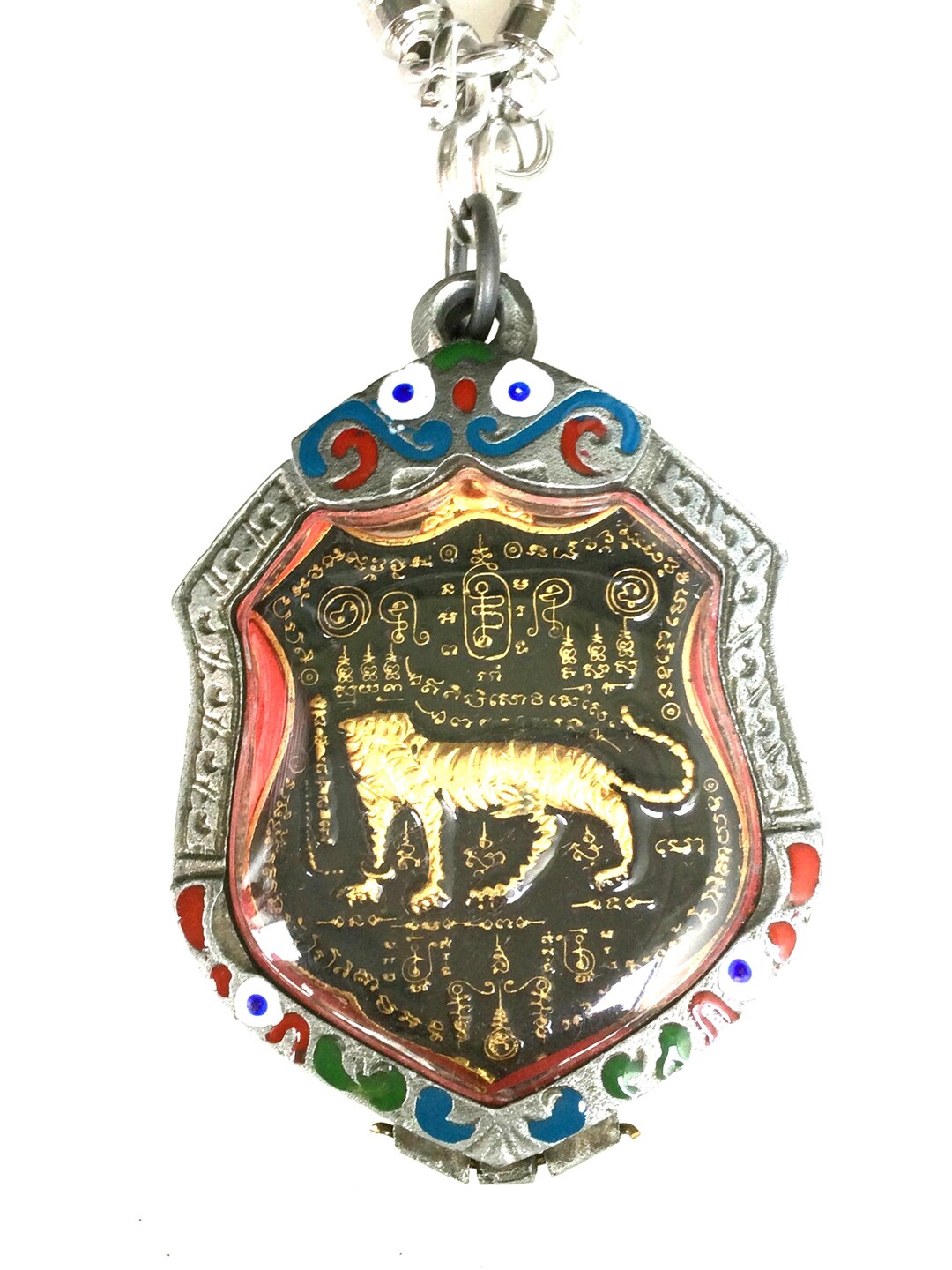 Rare Yantra Mantra Gold Tiger Lp Chanai B.E. 2561 Kunakon Temple ...