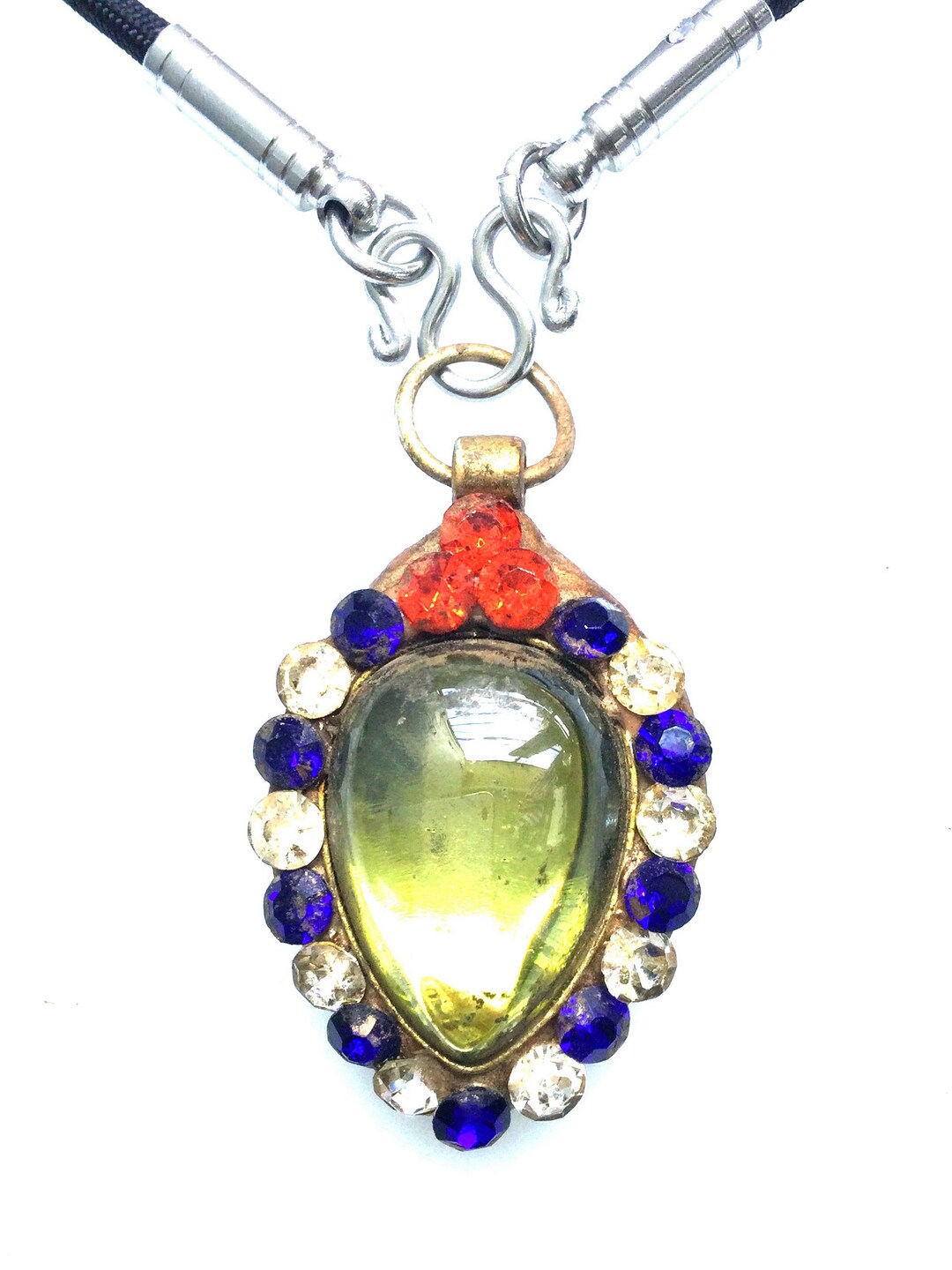 Rare Green Naga Eye Stone Pendant / Somdet Toh Magic Talisman ...