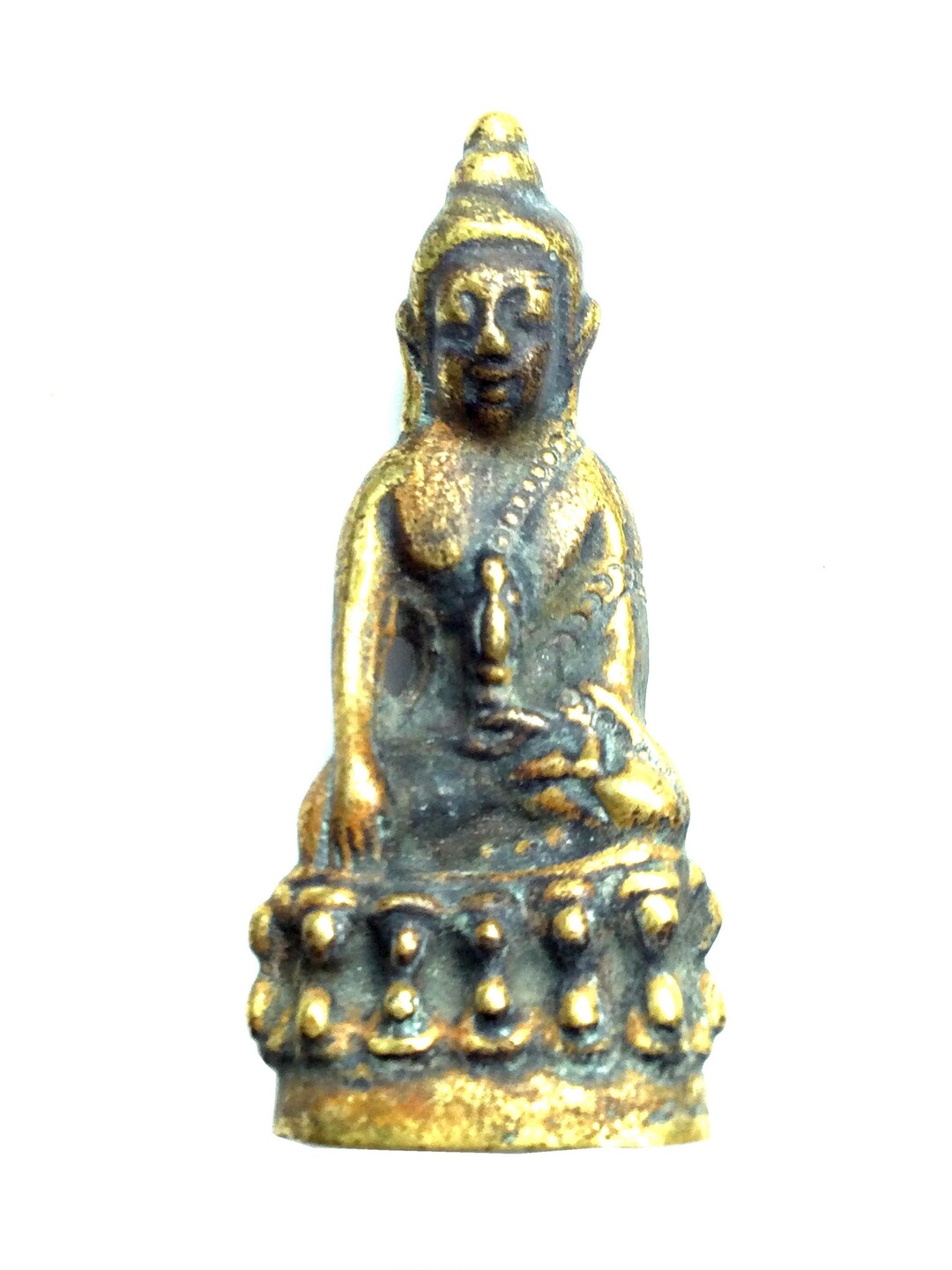 Rare Brass Phra Kring Lp Toh Magic Statue in 1975, Mai-umphon Temple ...