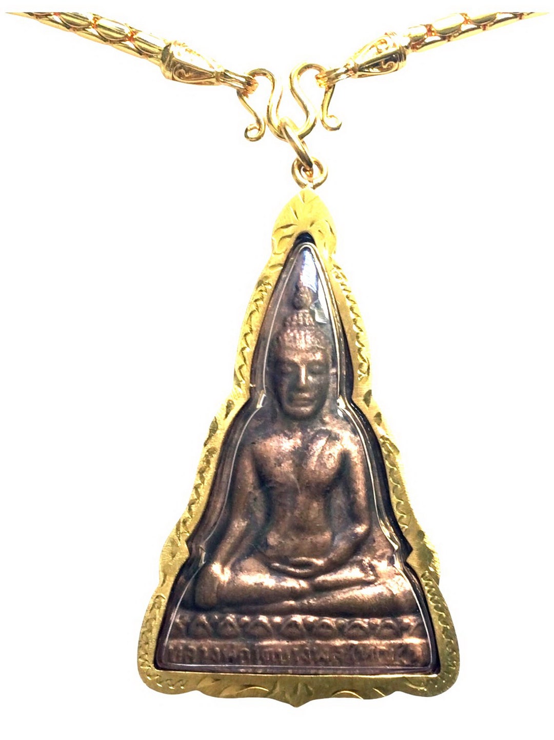 Rian Triangle LP Toh Bangpliyai Temple Magic Pendant / Top Sacred Good ...