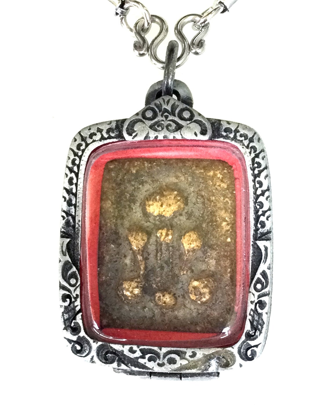 Rare Phra Ghost Bone Powder From 7 Cemeteries, Pho Temple / Top Sacred ...