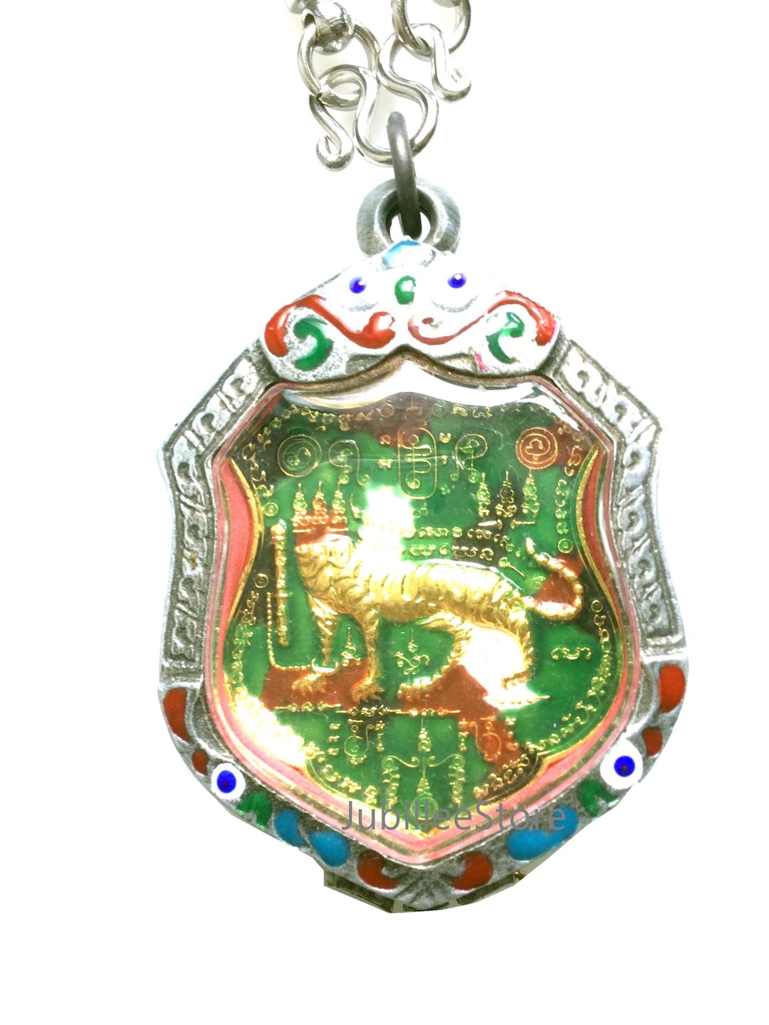 Rare Yantra Mantra Gold Tiger Lp Chanai B.E. 2561 Kunakon Temple ...