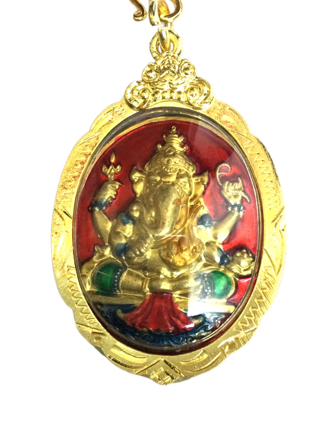 Rare Find Hindu Gods / Ganesh Pendant / Ganesha Amulet / Good Luck ...