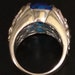 Rare Blue Ocean Gemstone Stone Magic Ring / Powerful Lucky and Charming ...