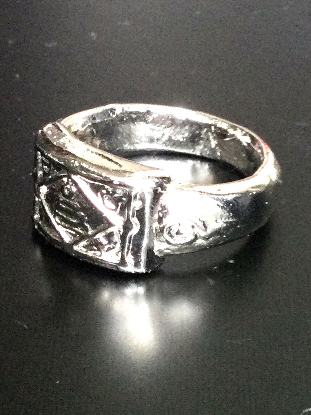 LP Kuay Silver Plated Ring: Thai Buddhist Amulet, Size 9 - Etsy