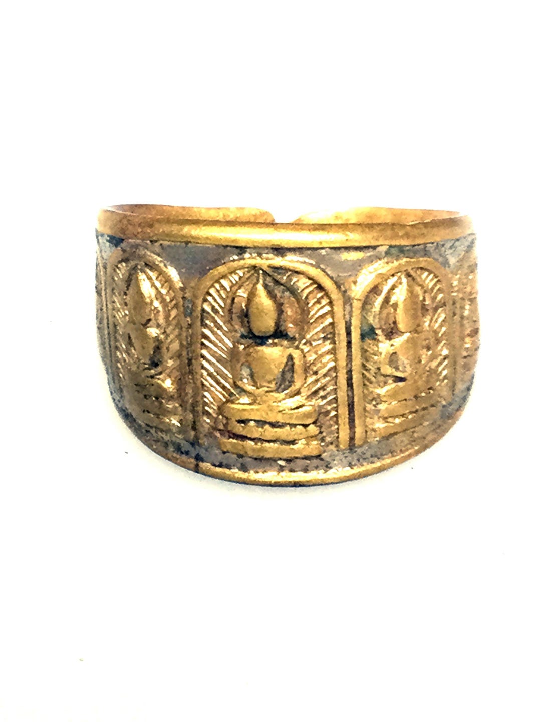 Rare Mantra Yantra and Jedi 5 Buddha Ring / Powerful Lucky Holy ...