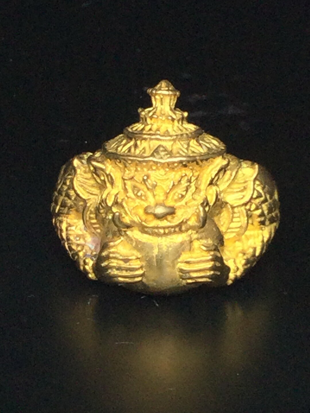 Rare Magic Gold Rahu-omjant Ring of LP Uab From Tongzai Temple ...