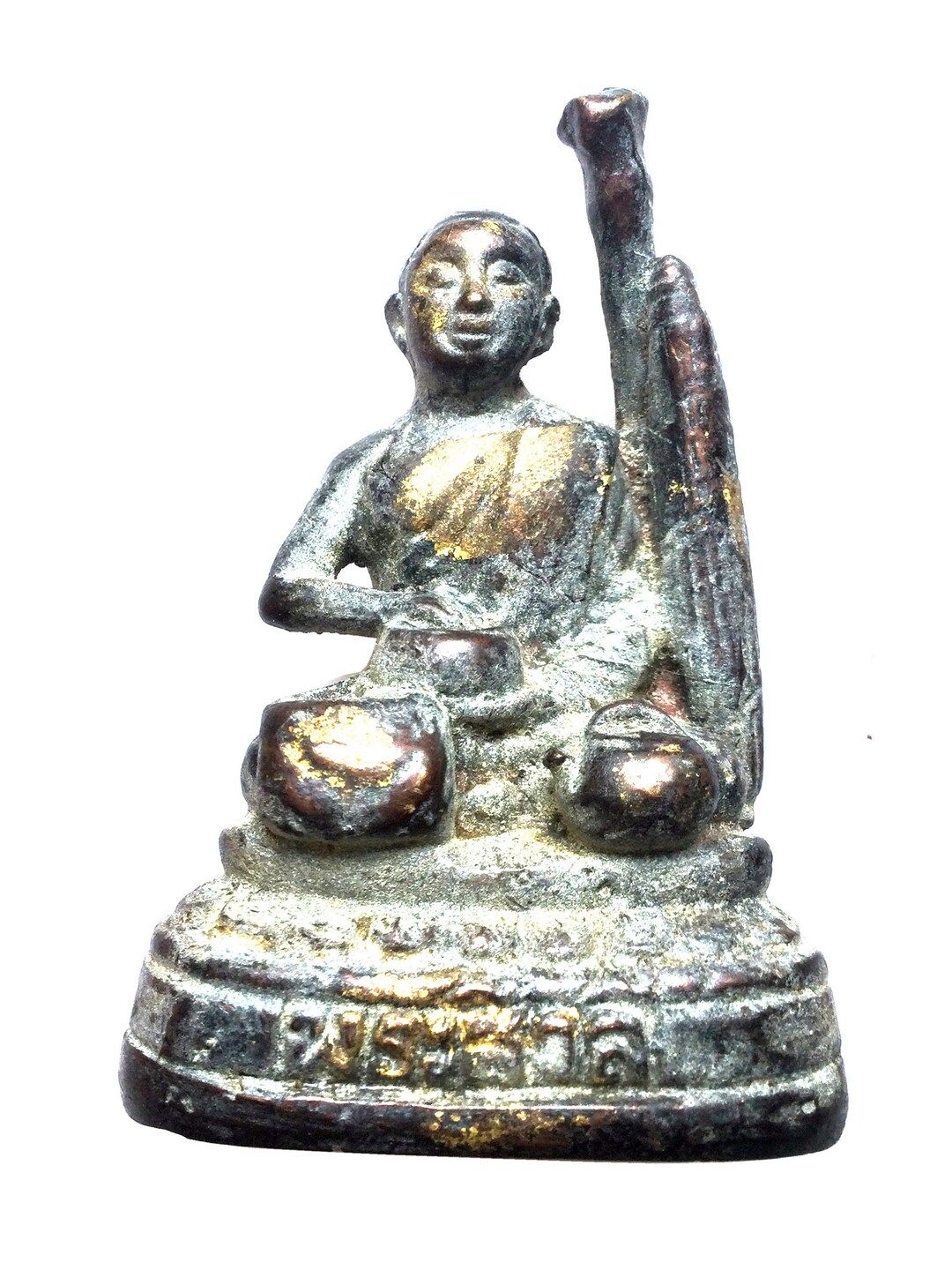 Rare Bronze Phra Siwali Magic Statue / Powerful Lucky Life Talisman ...