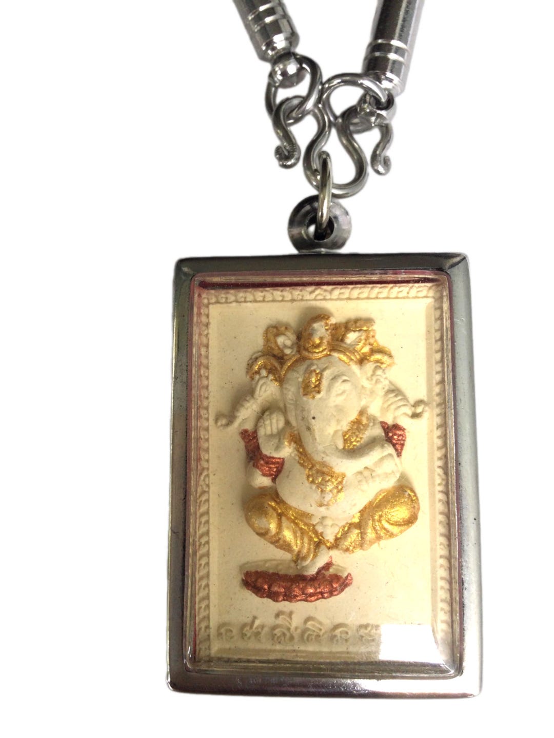 Very Rare Magic Powder Ganesh Pendant, Deva Temple / Powerful Good Luck ...