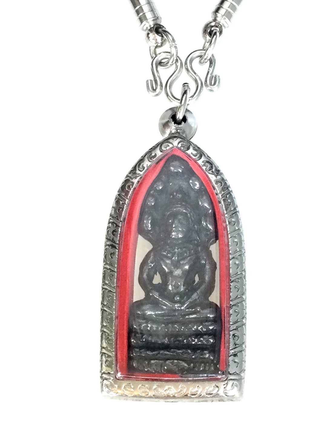 Rare Black Leklai Phra Nak Prok Amulet: Thai Good Luck Pendant - Etsy