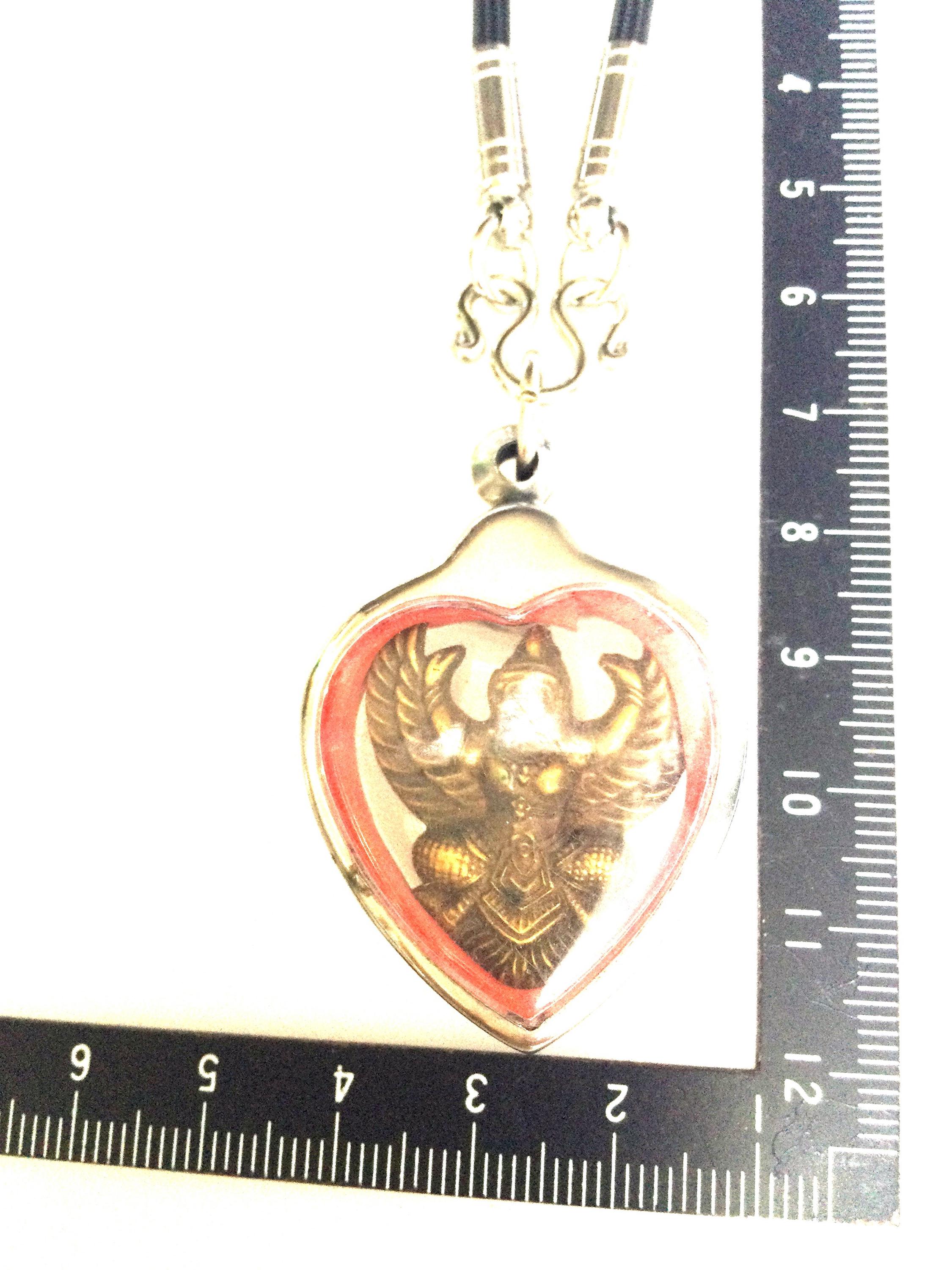 Garuda King Rama V Brass Amulet Pendant: Thai Lucky Charm - Etsy