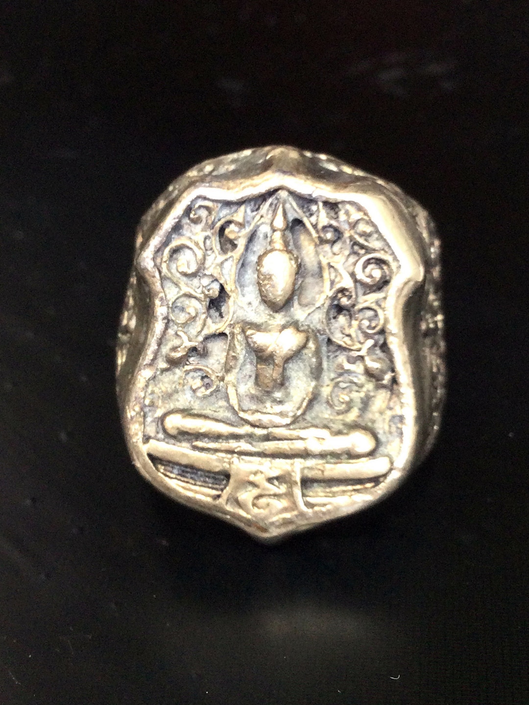 Rare Old Vintage Lp Sothon Silver Ring B.E. 2545, Sothon Temple ...