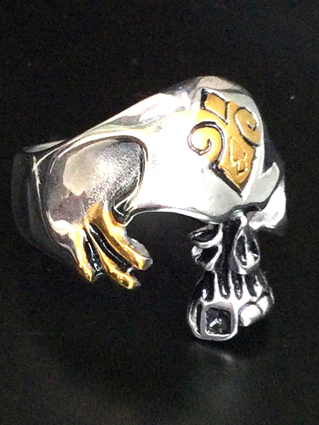 Rare Hard Skull Powerful Stainless Ring / Lucky Ring for Ghost Men ...