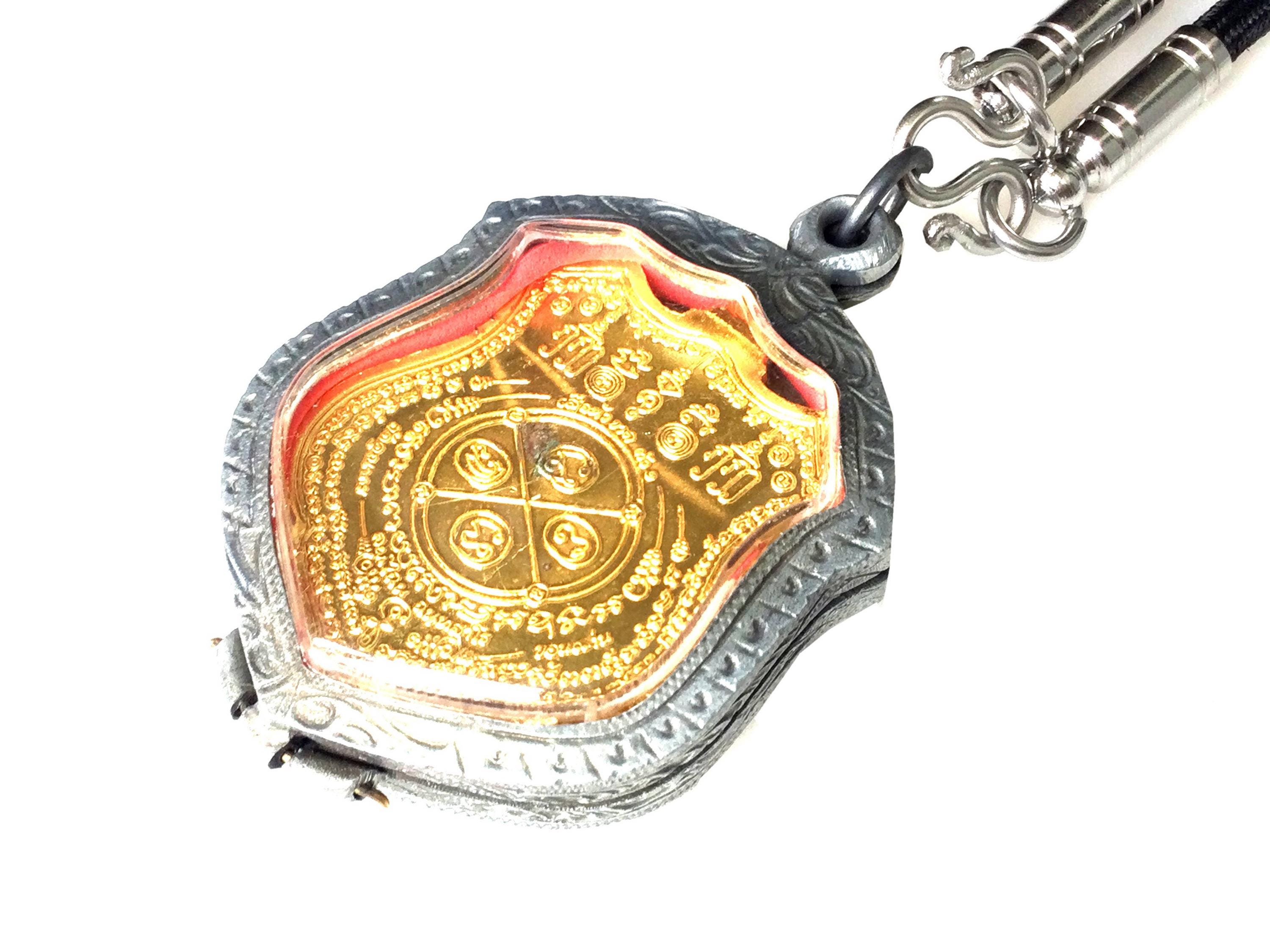 Rare Yantra Mantra Gold Tiger Lp Chanai B.E. 2561 Kunakon Temple ...