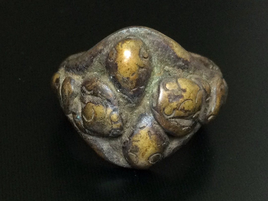 Rare Magic 4 Heads Snake Ring of LP Imm, Huakhao Temple / Powerful ...