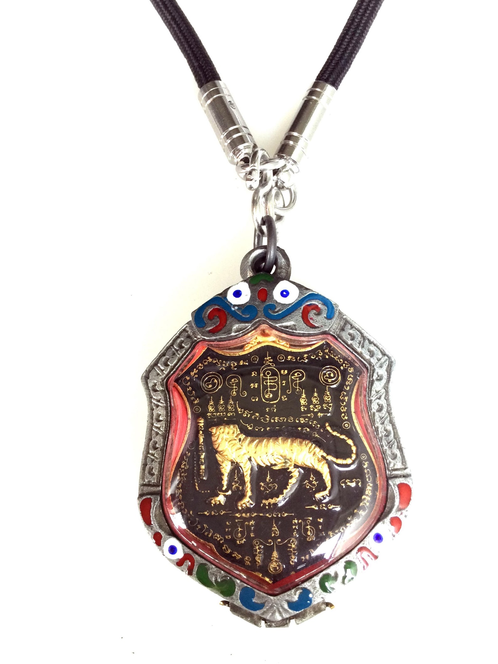 Rare Yantra Mantra Gold Tiger Lp Chanai B.E. 2561 Kunakon Temple ...