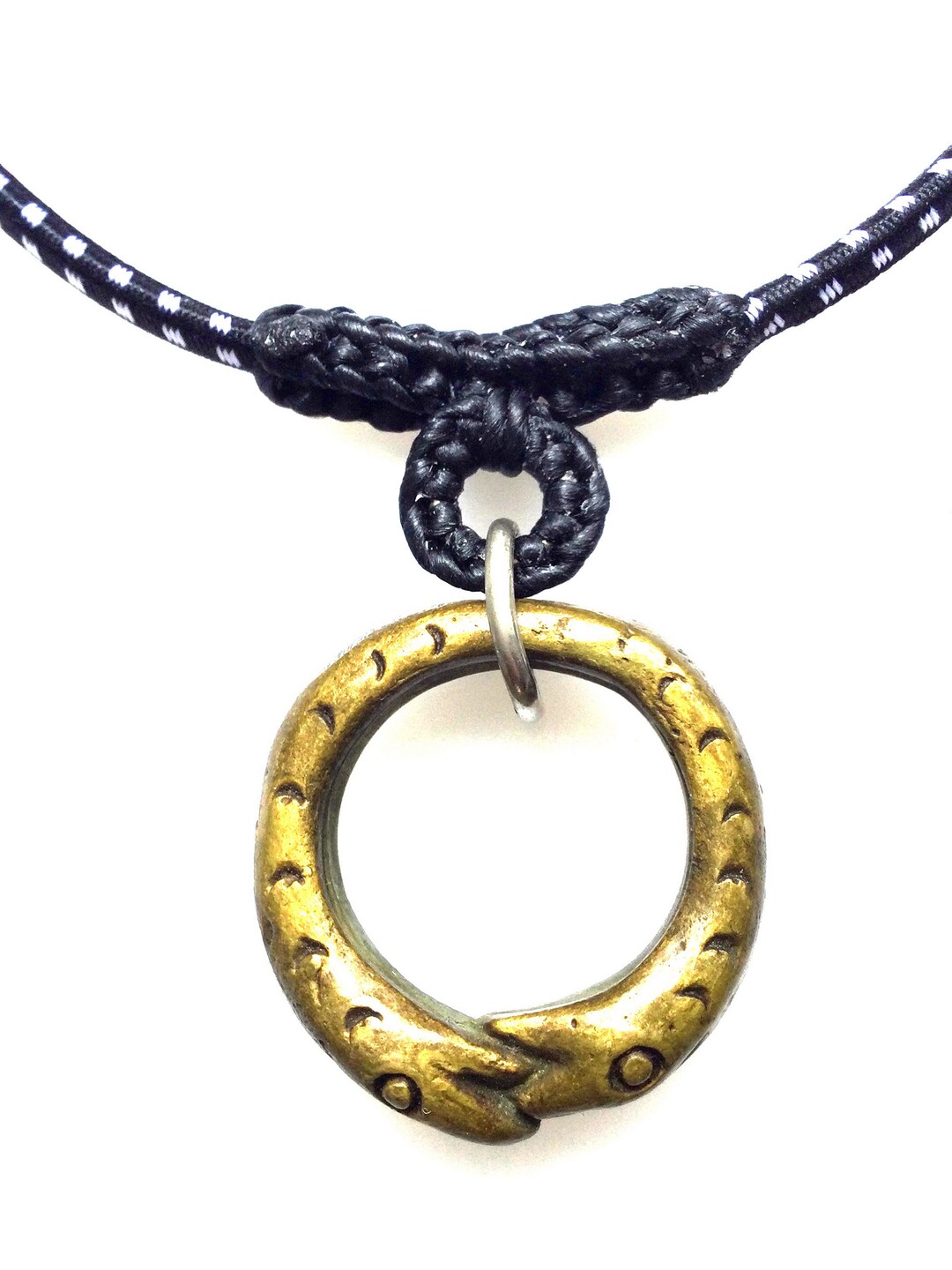 Rare Snake Eat Snake Ring Talisman Pendant Made by LP Imm, Hua-khao ...