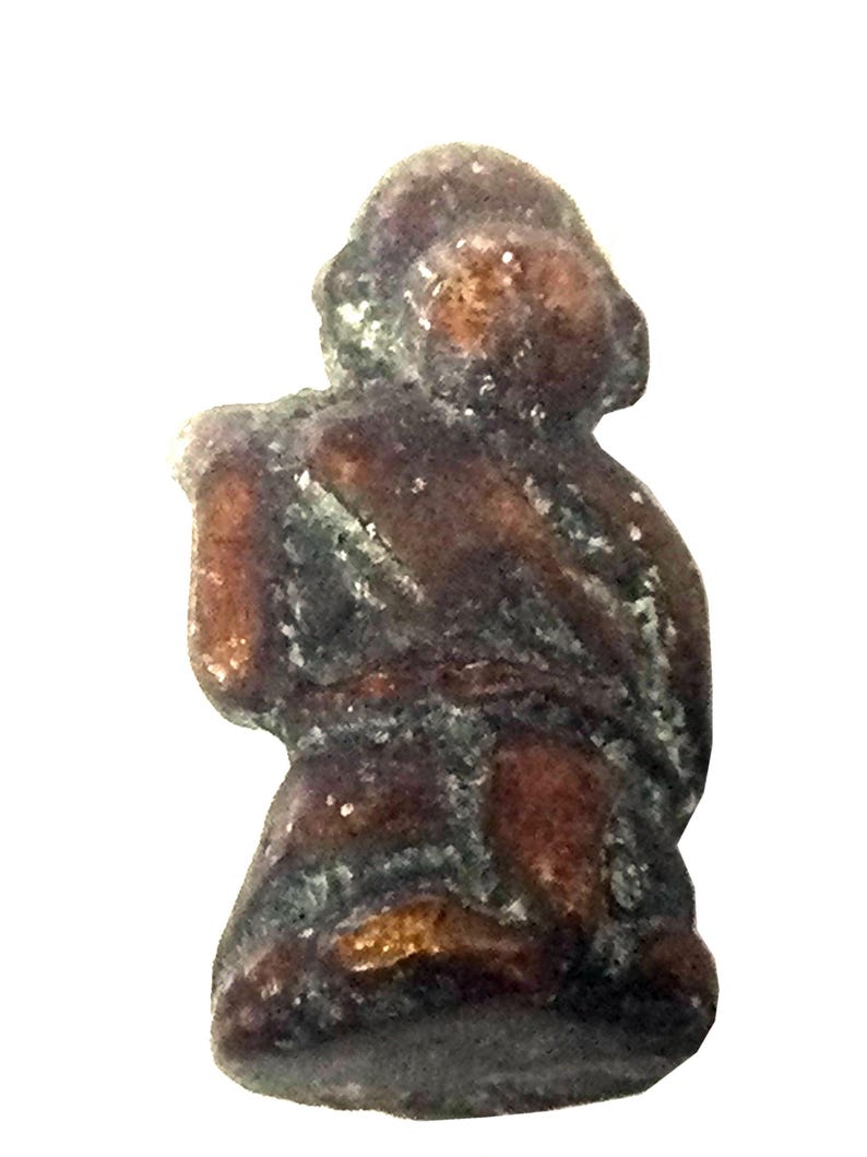 Rare Nang Kwak Thai Amulet: Lp Imm Blessed Brass Talisman - Etsy