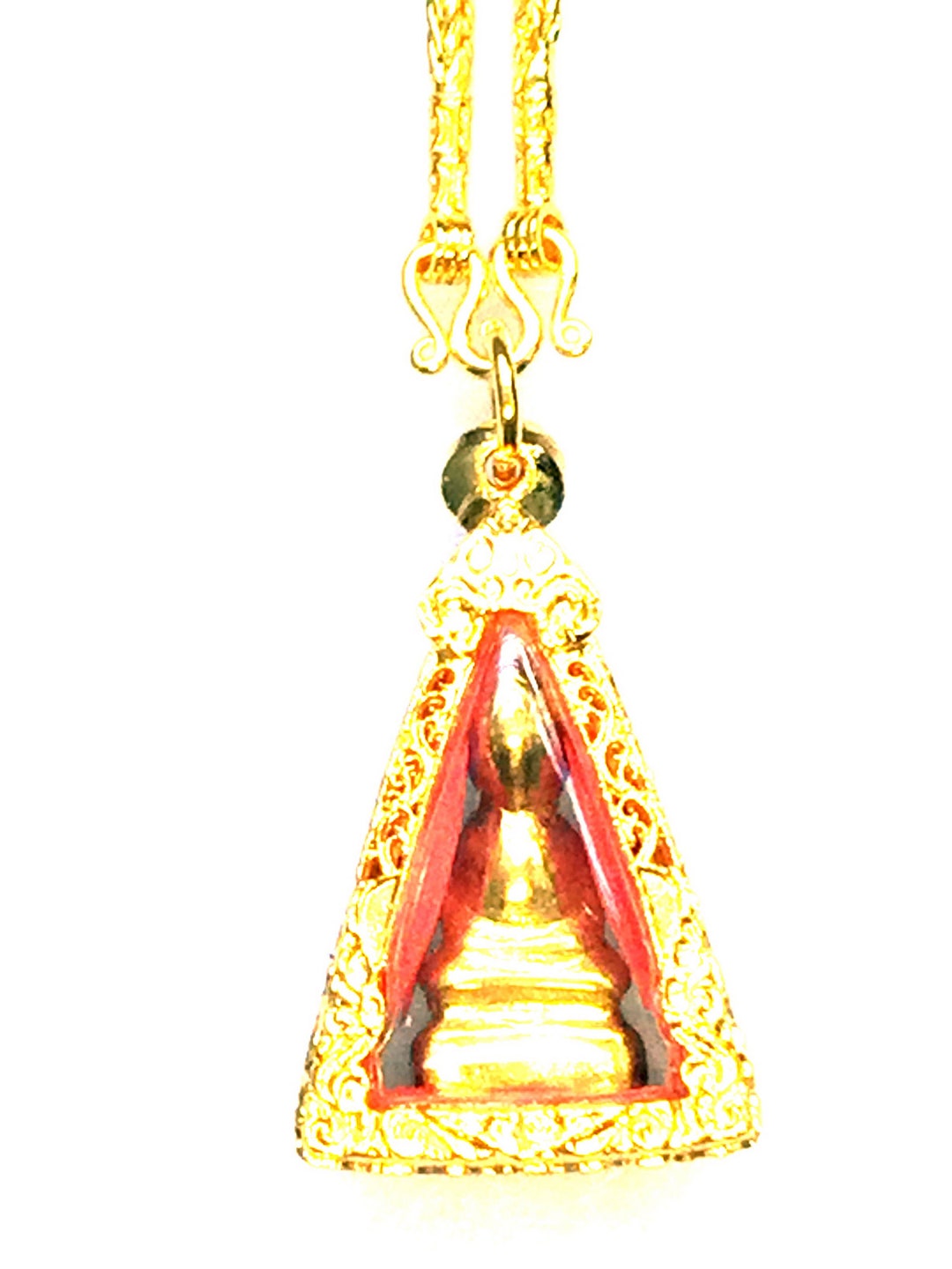 Rare Gold Leklai Magic Pendant by LP Huan / Protective and Lucky Power ...