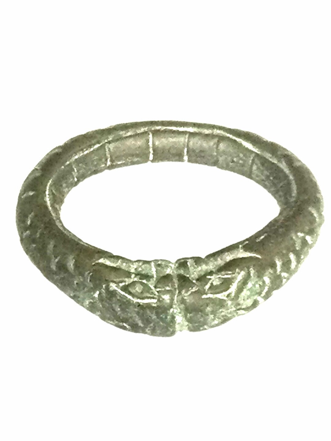 Two Snake Ring: Thai Buddha Amulet, LP Imm Magic Brass Talisman - Etsy