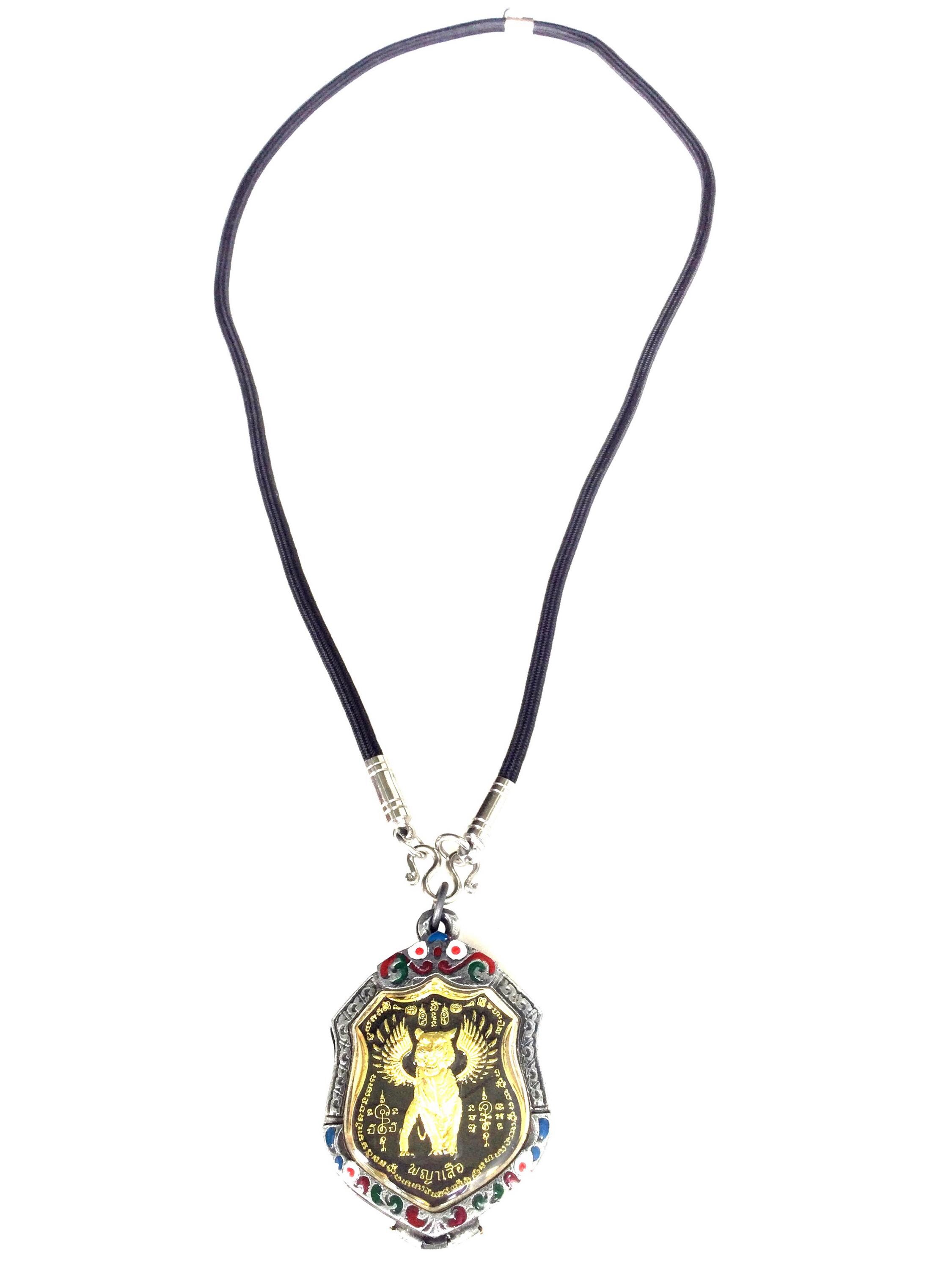 Rare Yantra Mantra Gold Paya Tiger Lp Chanai, Sangkapridi Temple ...