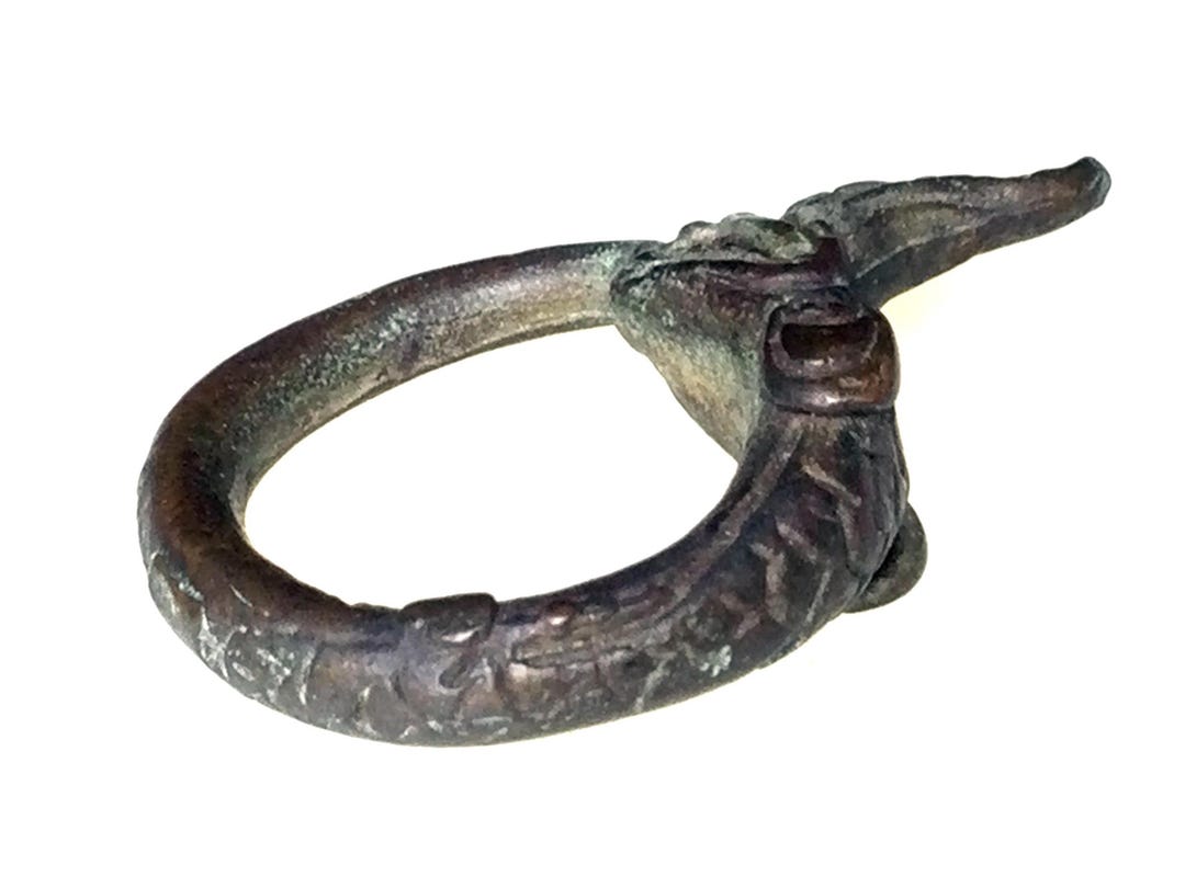 Rare Old Naga Magic Ring of Lp Imm, Huakao Temple / Powerful Protective ...